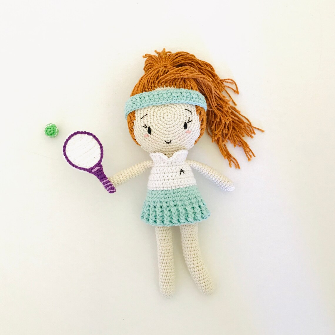 Amity's Tennis Lesson Crochet Pattern: Doll Clothes & Accessories (PDF ...