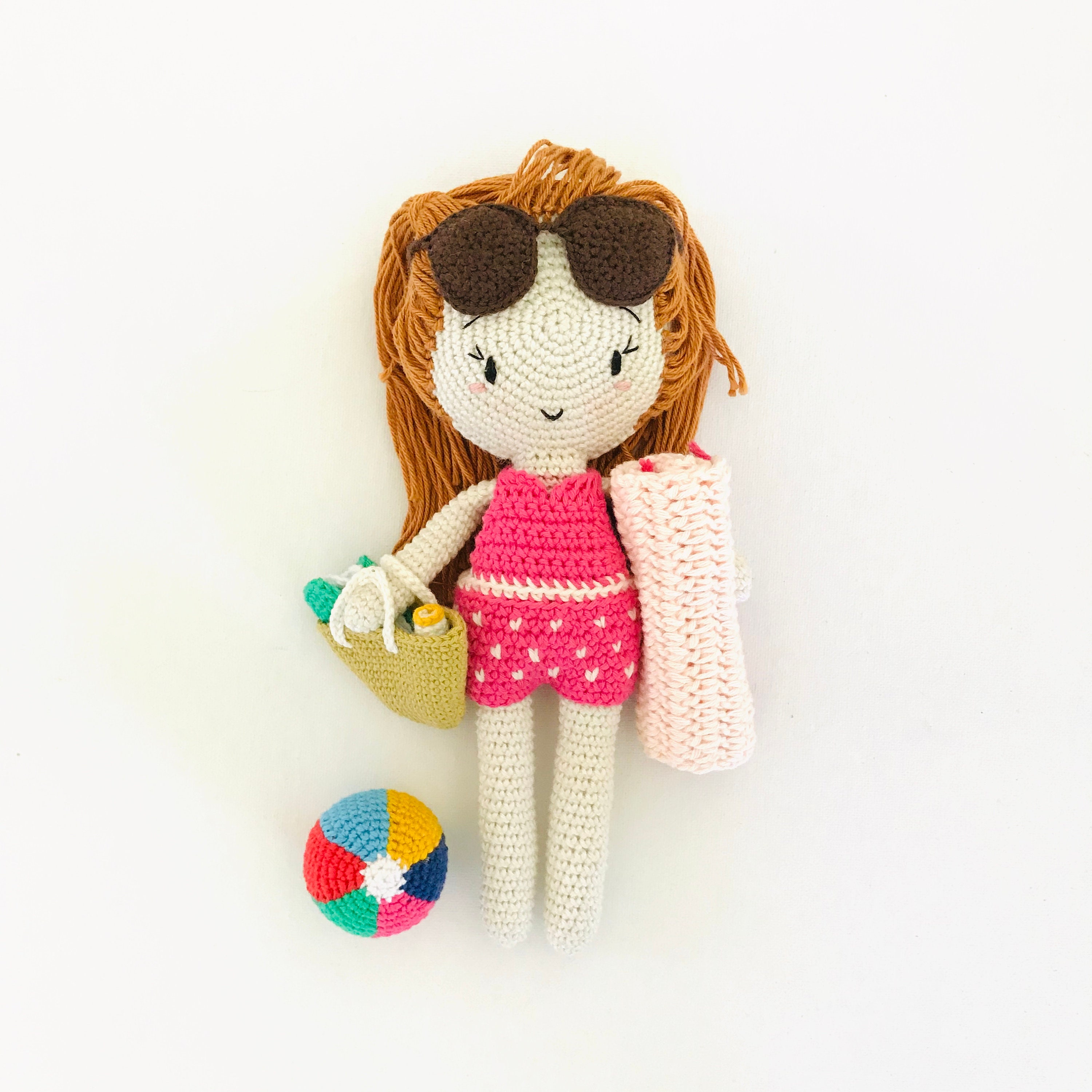 Amity's Beach Day Crochet Pattern: Doll Clothing & Accessories (PDF) - Etsy