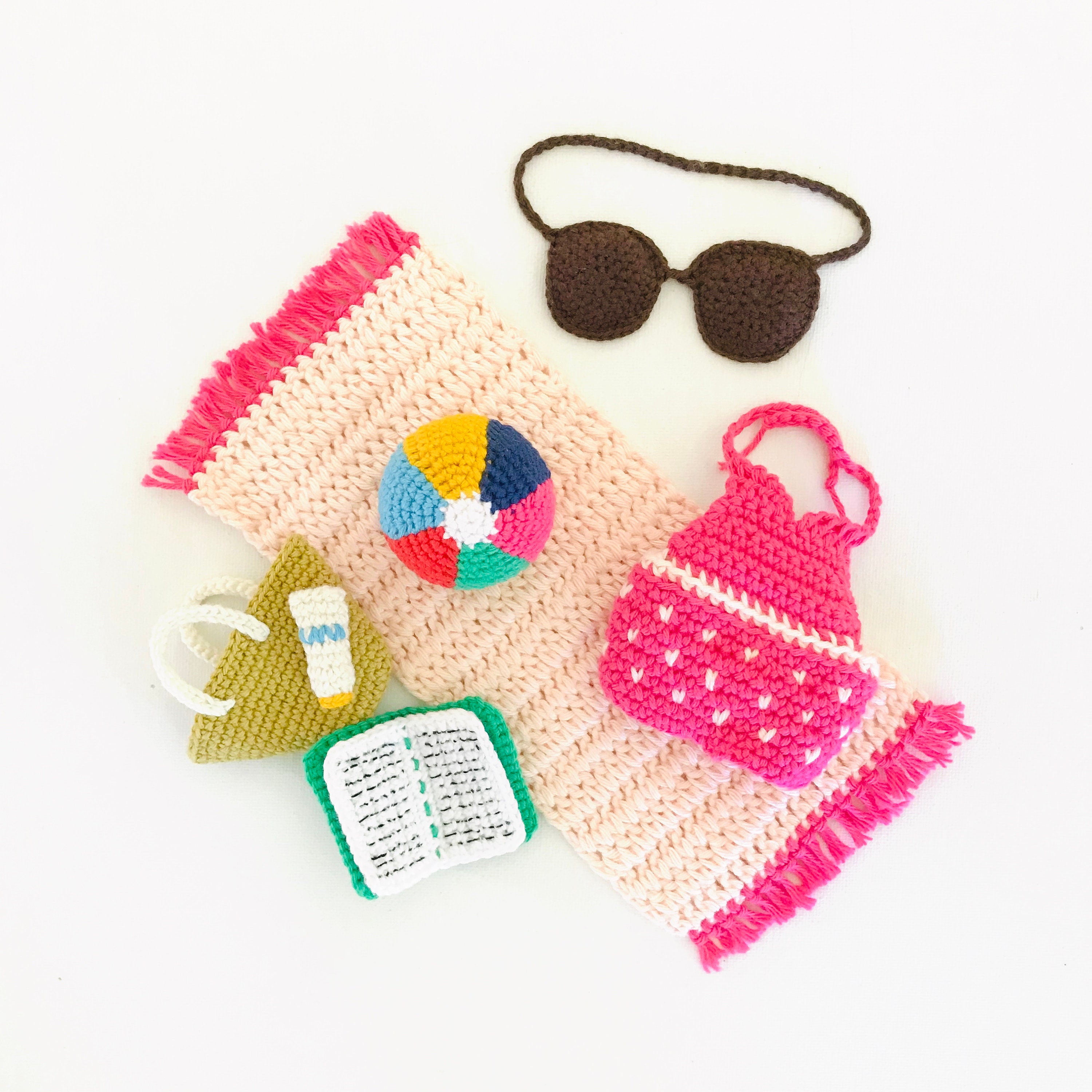 Amity's Beach Day CROCHET PATTERN Doll Clothing - Etsy