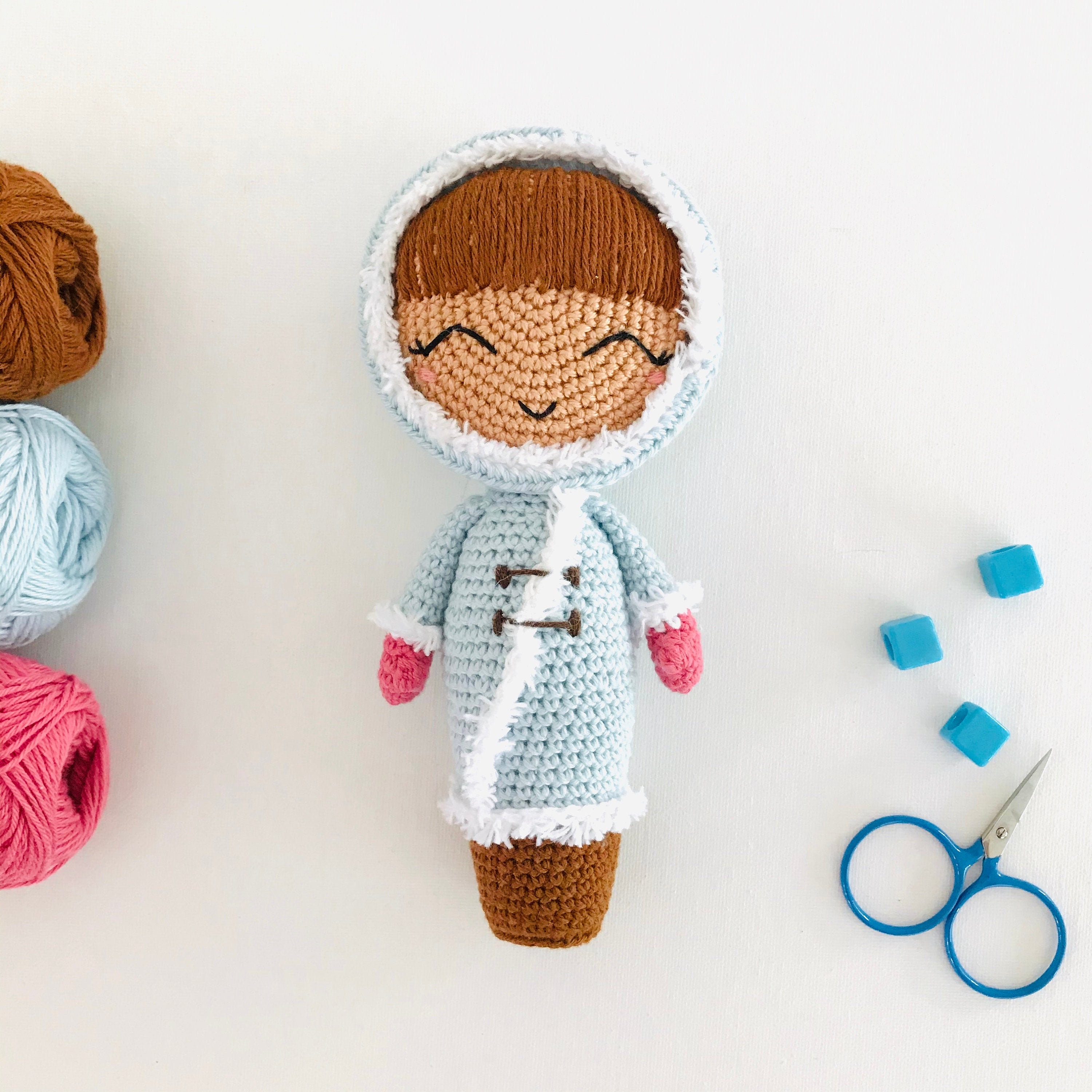 Uki the Inuit Doll CROCHET PATTERN From the World of Dolls - Etsy