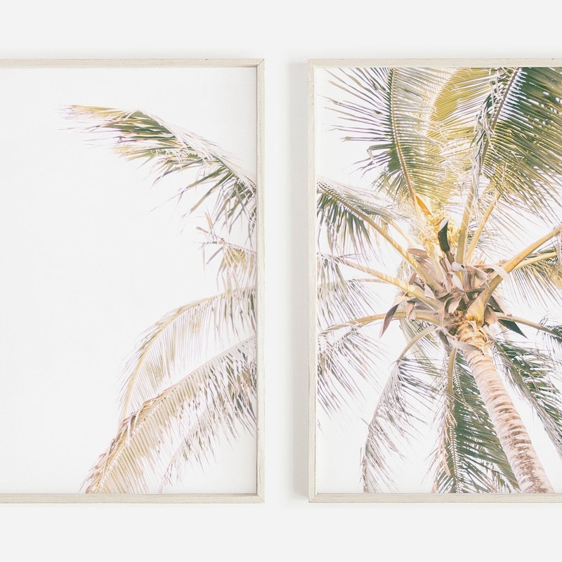 Palm Tree Poster - Etsy