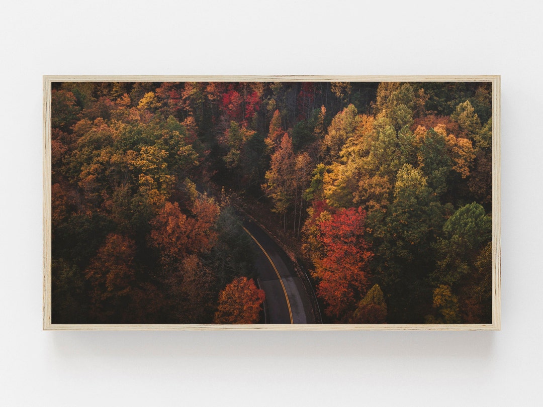 Samsung Frame TV Art | Changing Leaves Frame Tv | Autumn Art Print ...