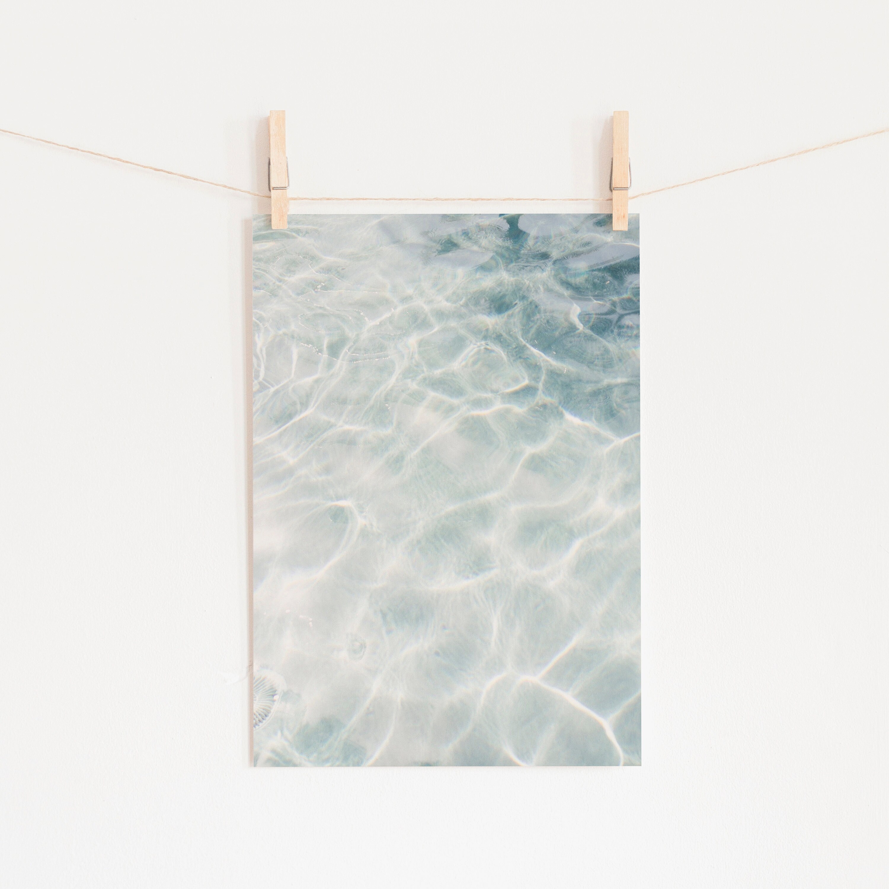 Ocean Waves Wall Art Print Abstract Water Waves Print Beach - Etsy