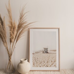 Lifeguard Print, Lifeguard Tower Print, Ocean Wall Art, California ...