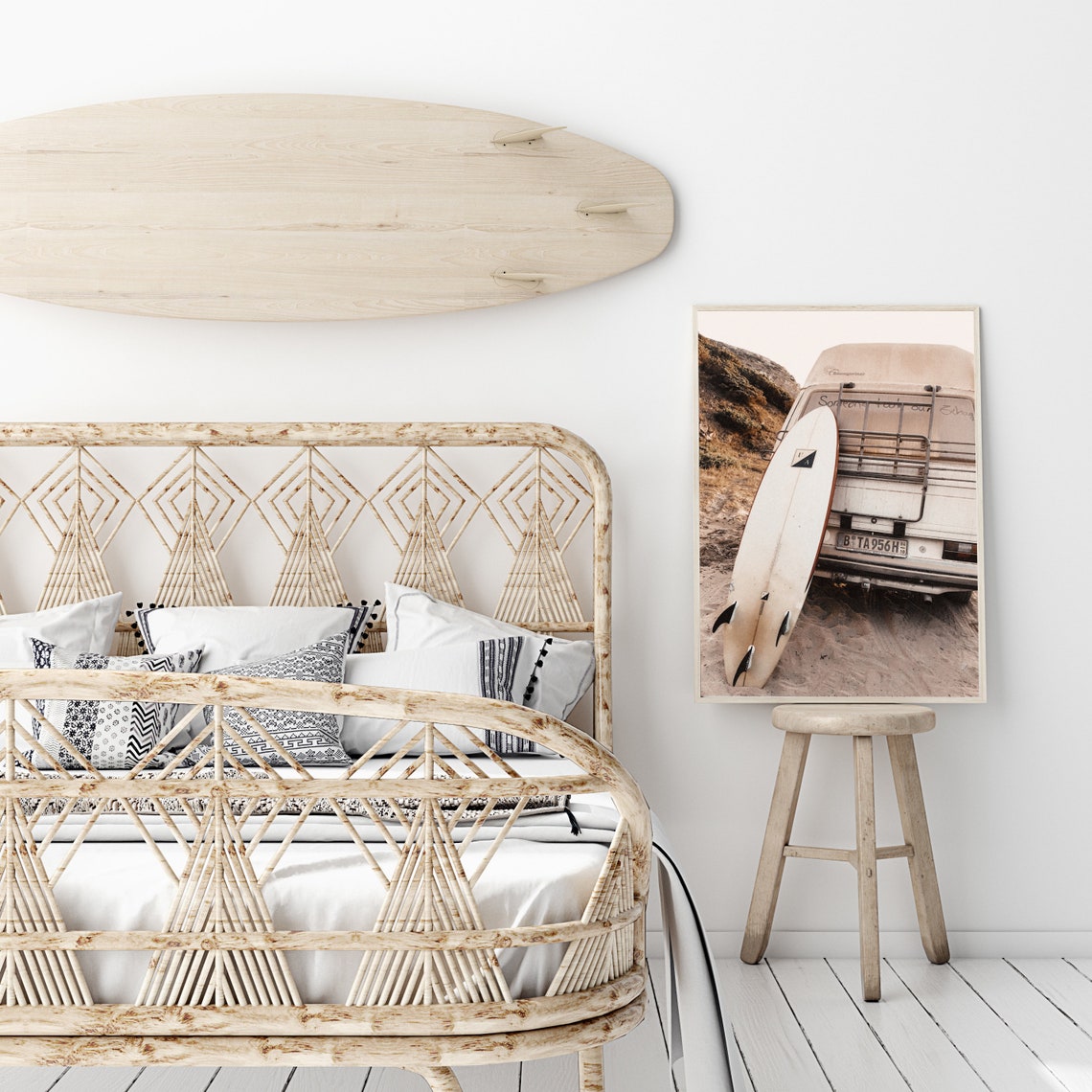 Beach Van Print Camper Van Print Van Life Poster Boho Beach | Etsy