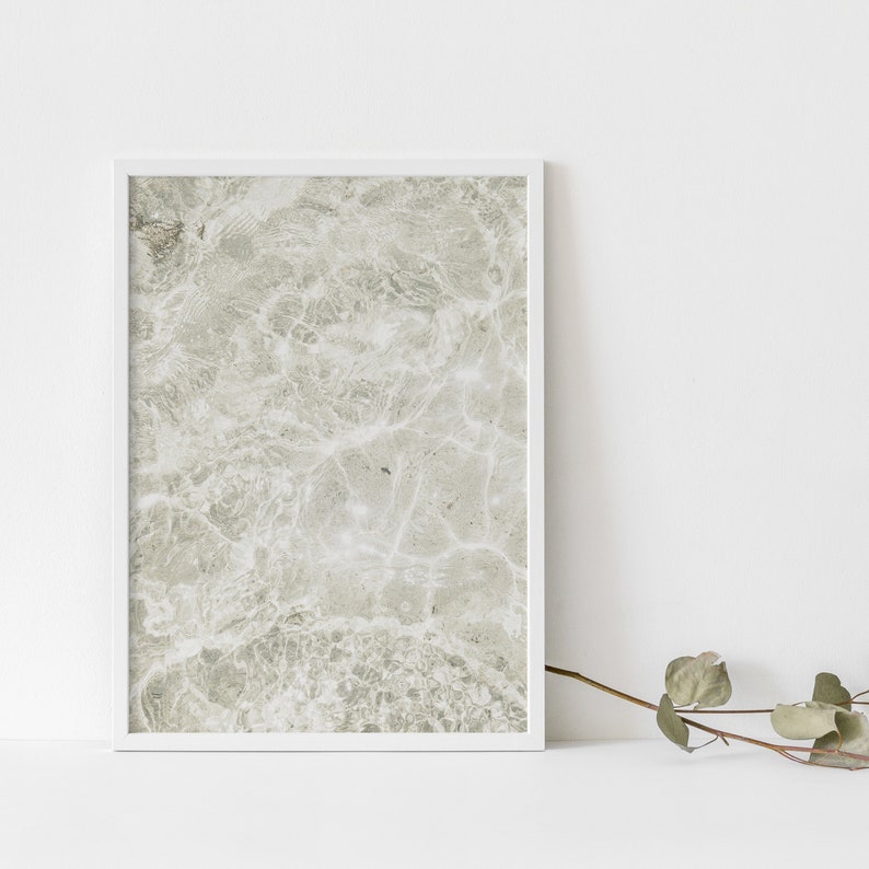 Ocean Water Print Water Photography Water Wall Artneutral - Etsy