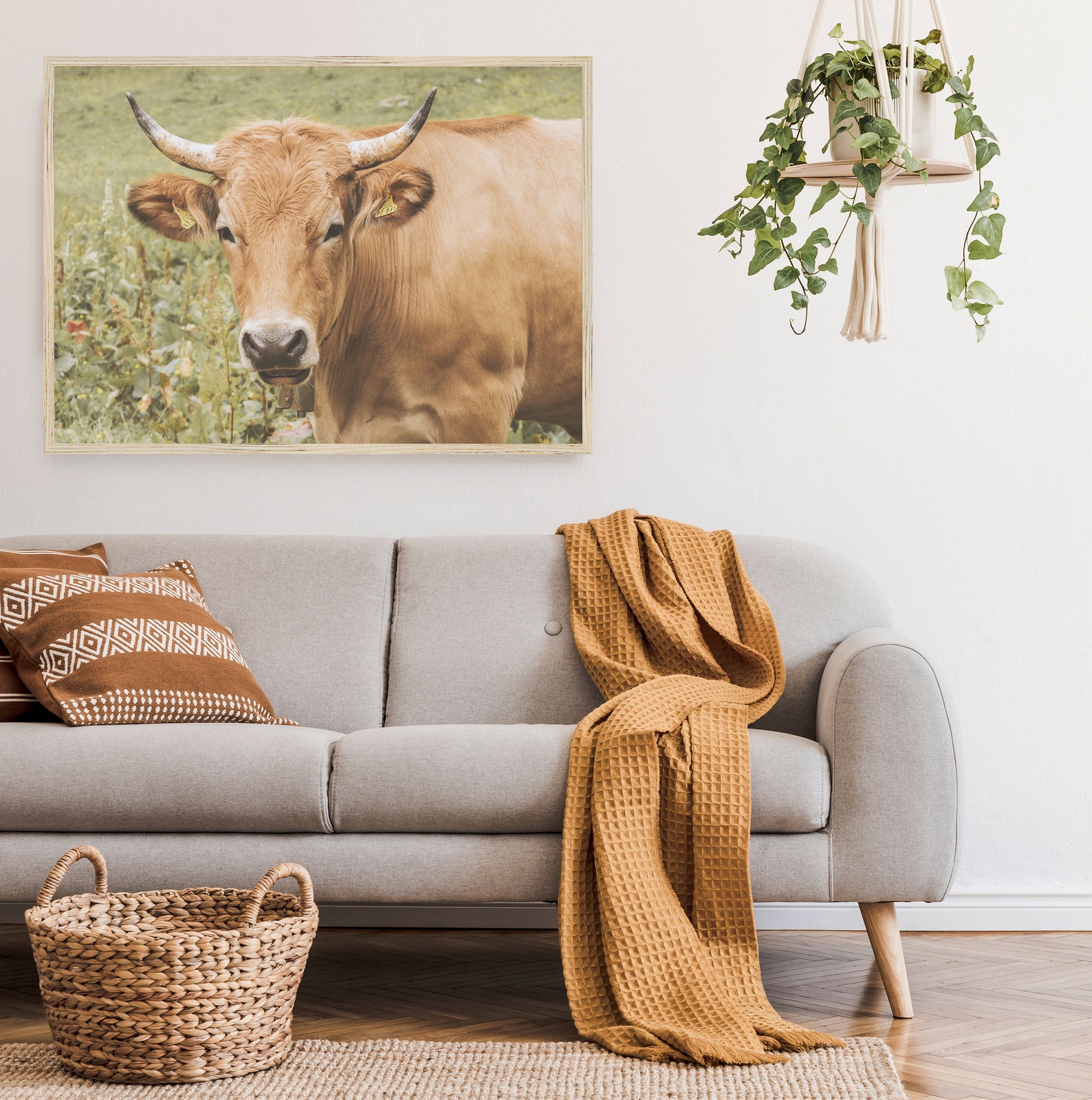 Modern Farmhouse Cow Wall Art Rustic Cow Wall Art Country - Etsy