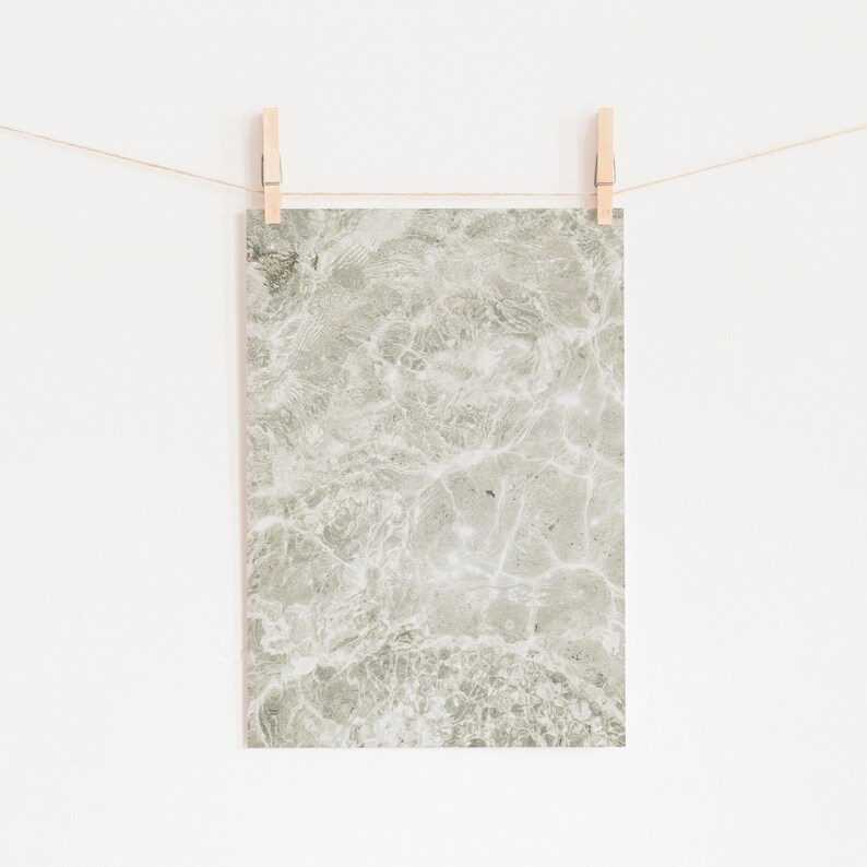 Ocean Water Print Water Photography Water Wall Artneutral - Etsy