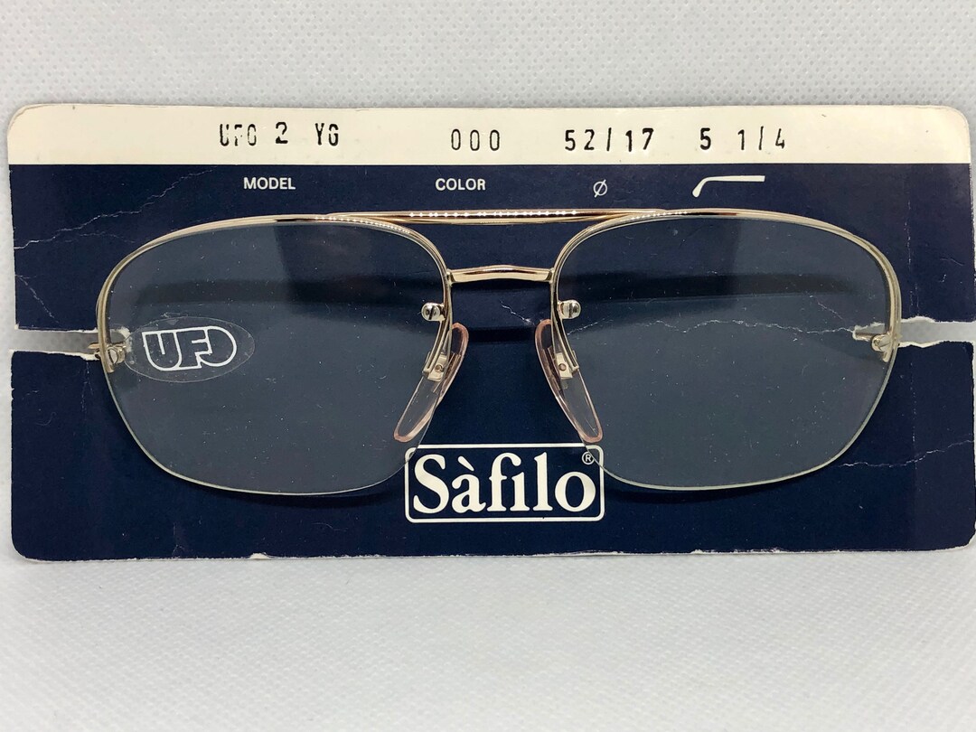 Vintage Italian-made Safilo Optical Unisex Glasses - Etsy