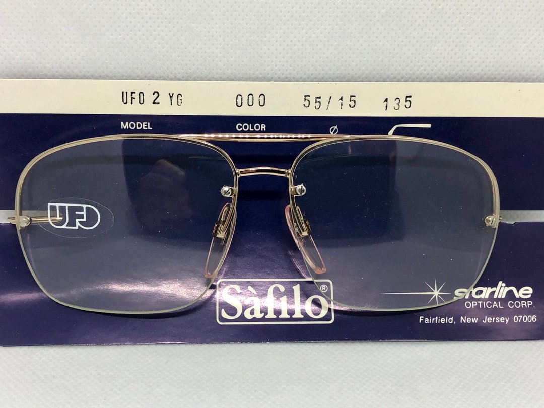 Vintage Italian-made Safilo Optical Unisex Glasses - Etsy
