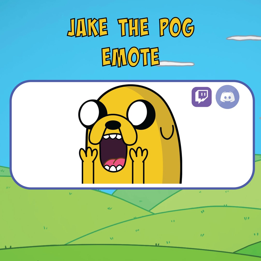 Jake The Pog Emote voor Twitch/ Discord - Etsy Nederland