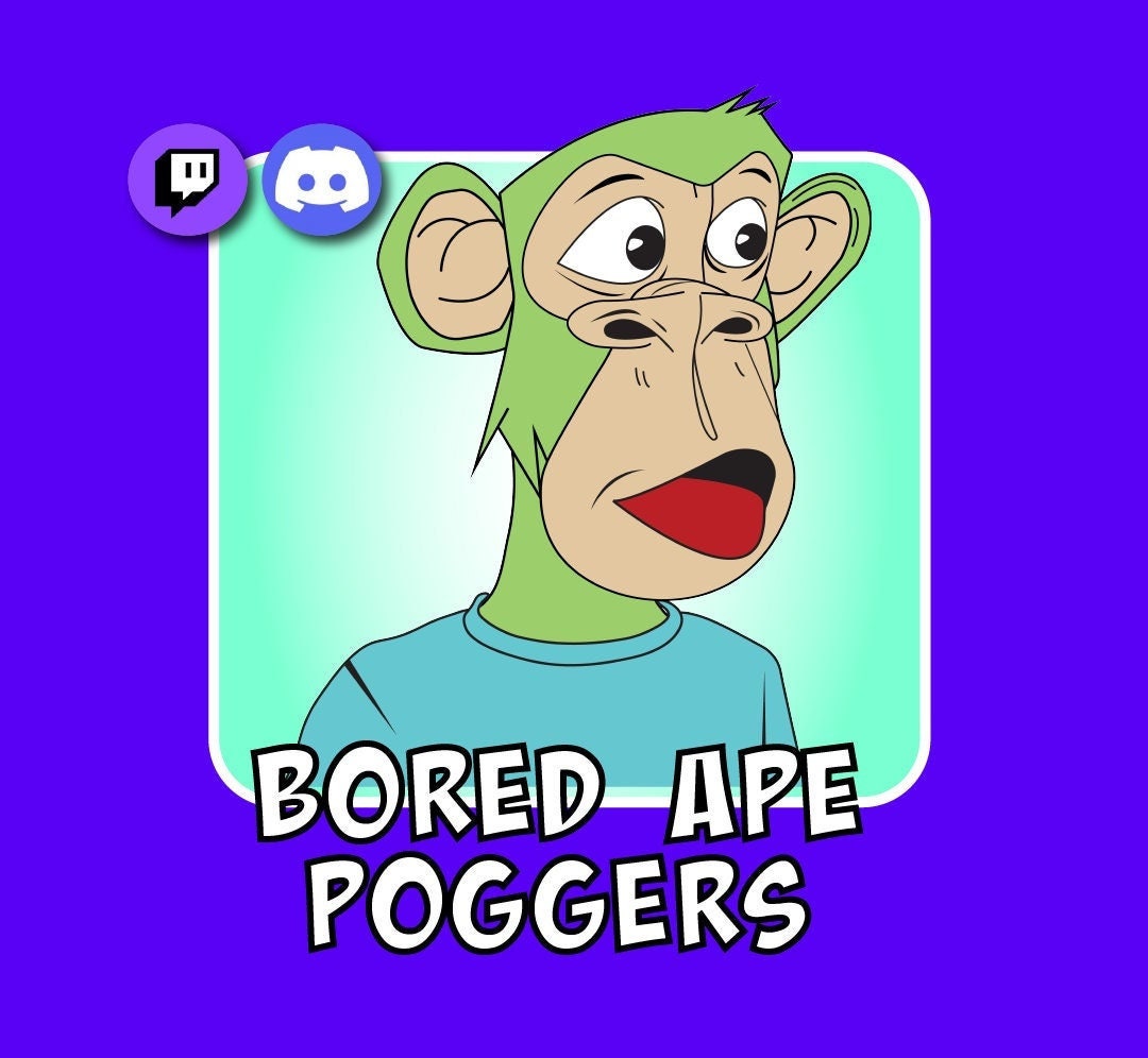 Bored Ape POGGERS Emote for Twitch/discord - Etsy