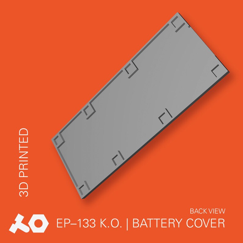 Customizable 3d-printable Battery Cover for Teenage Engineering EP133 K ...