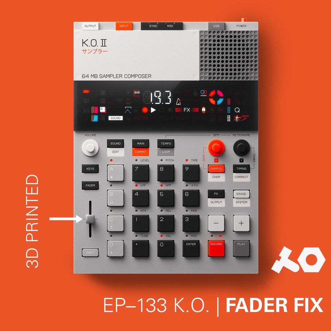Teenage Engineering EP-133 Ko II - Fader Knob Replacement 3D Printed ...