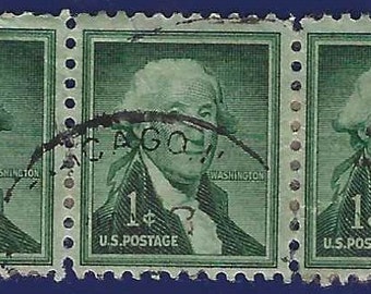 1 Cent George Washington Stamp | Etsy