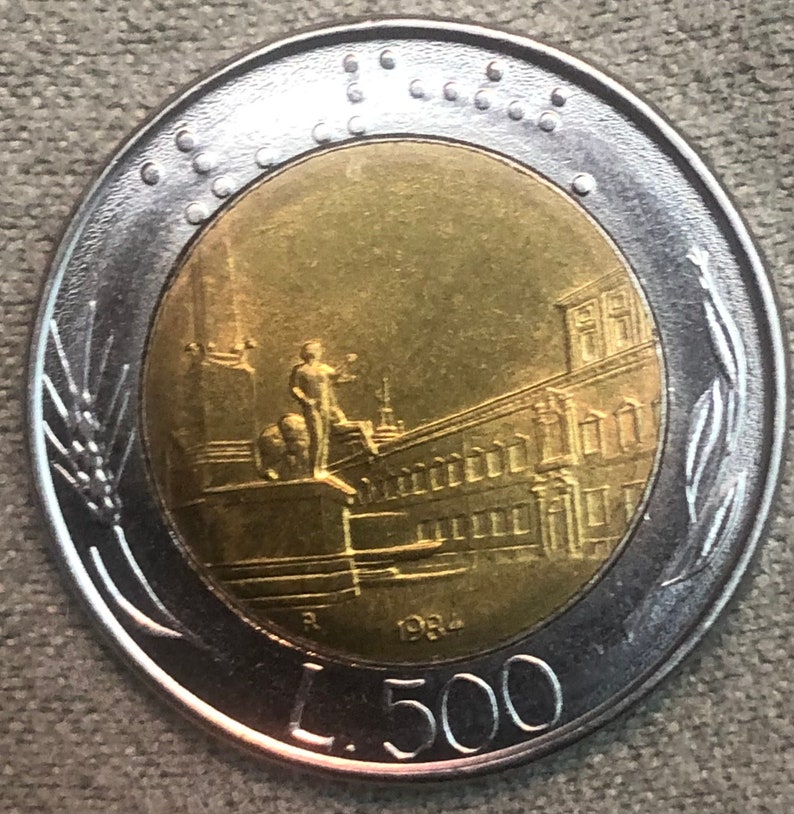 REPVBBLICA ITALIANA L.500 1984 coin | Etsy