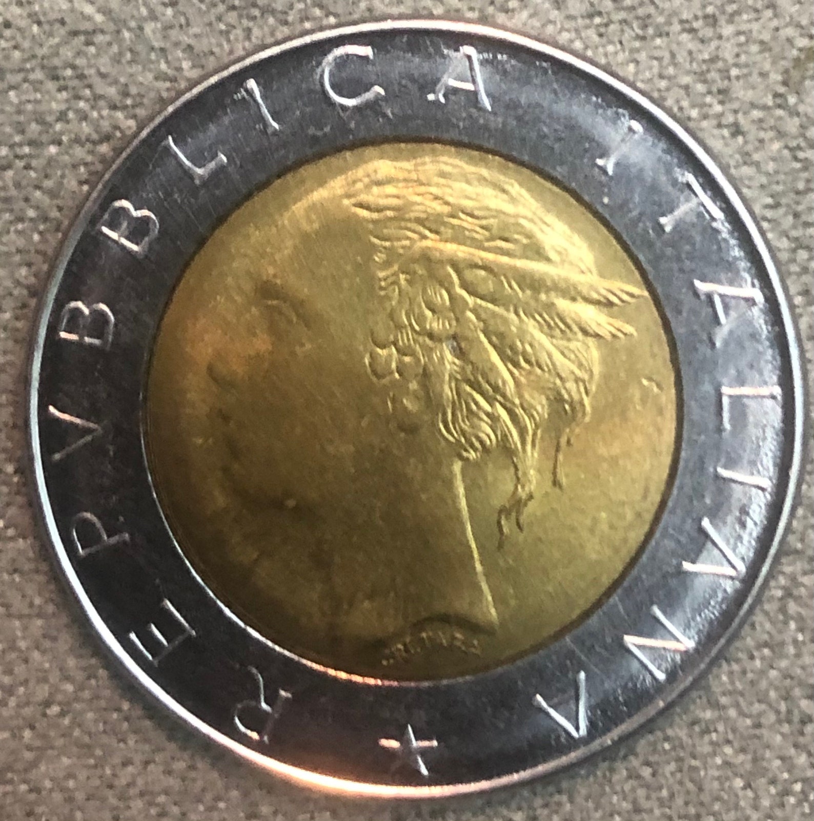 REPVBBLICA ITALIANA L.500 1984 coin | Etsy