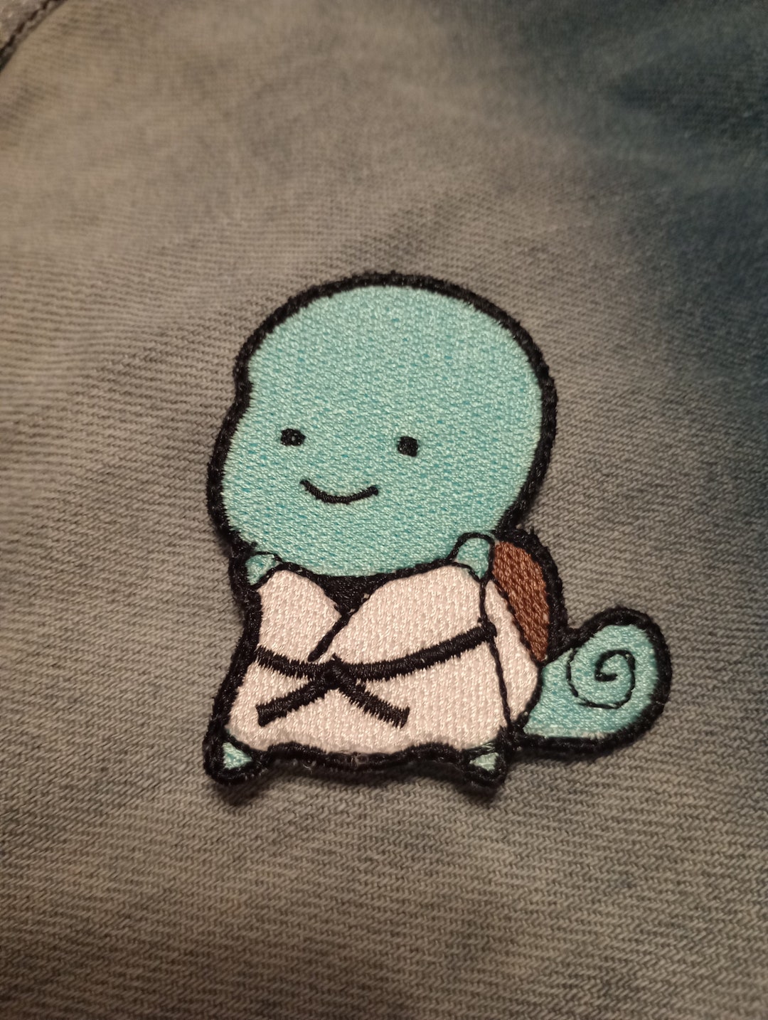 Squirtle Jiu Jitsu Pokemon Patch - Etsy