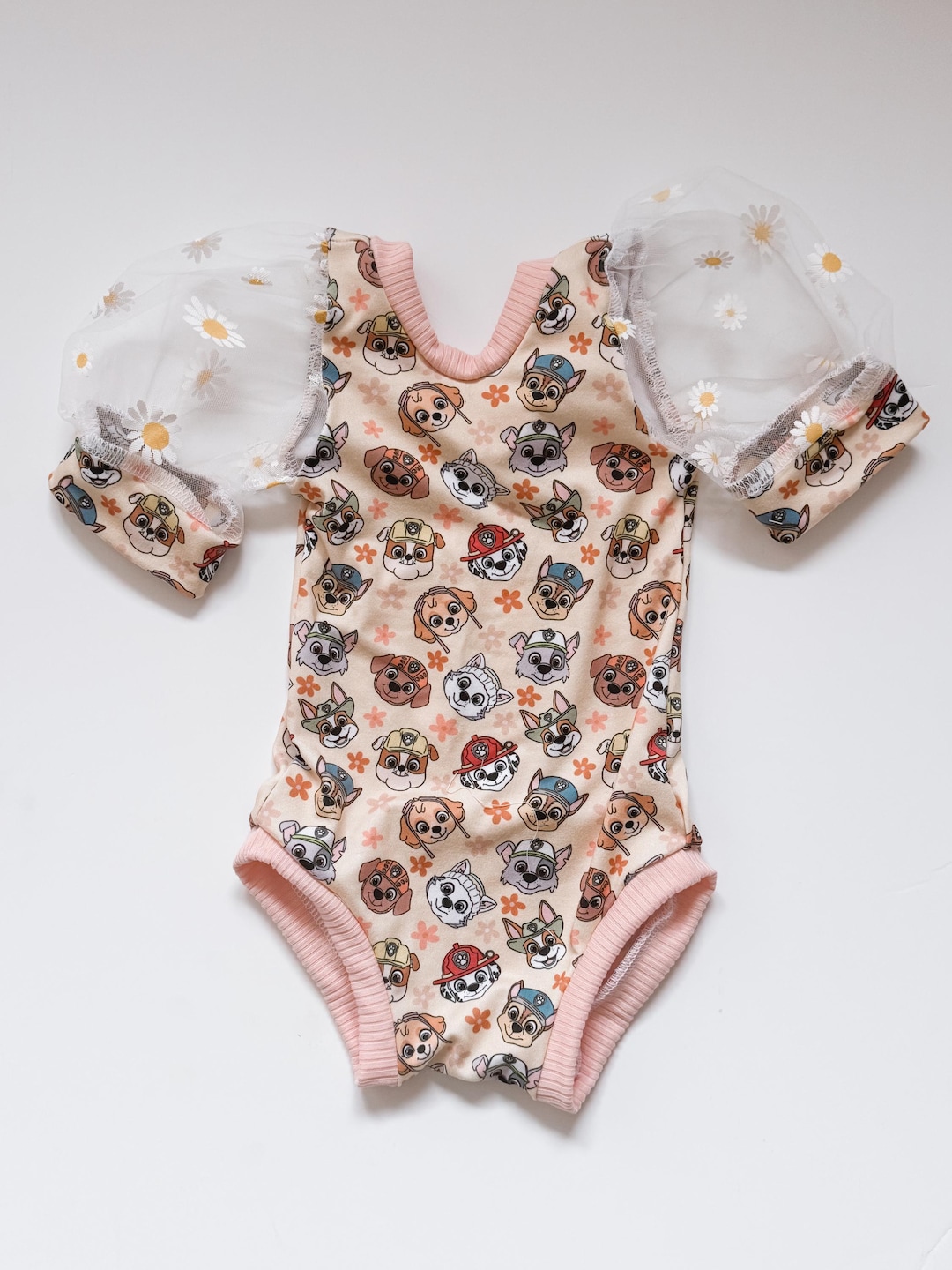 Pup Friends Puff Sleeve Leo, Pups, Daisy, Leotard, Princess Sleeves ...