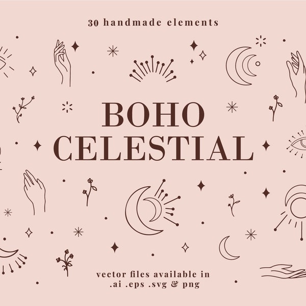 Celestial Logo - Etsy