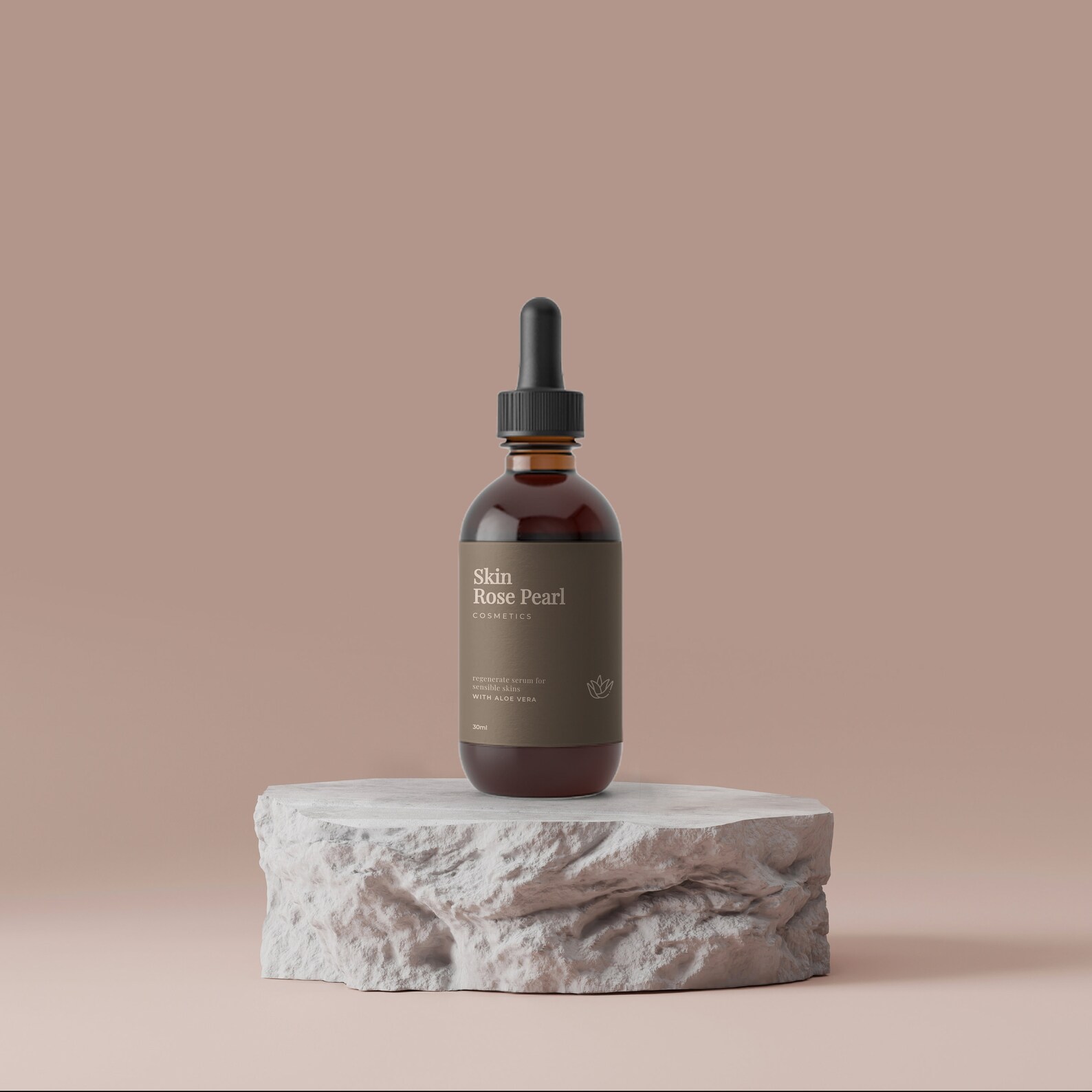 EDITABLE Elegant Label Template for Rounded Bottle Cosmetics - Etsy