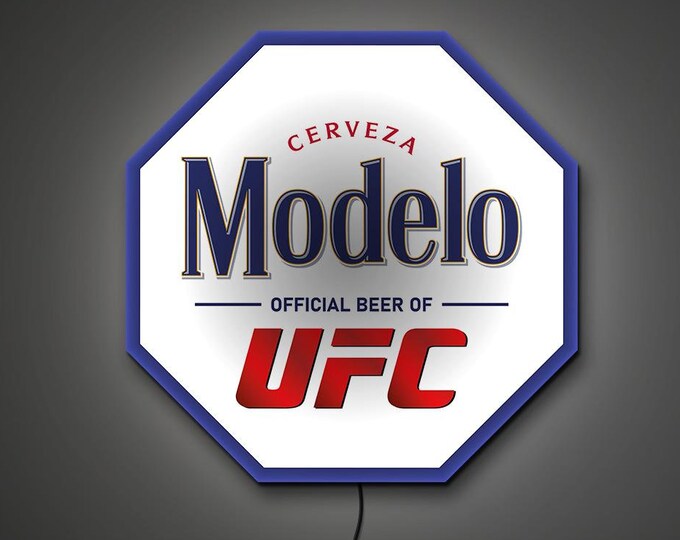 Cerveza Modelo UFC Led Sign, Modelo Logo, Modelo Led Sign, Modelo Label ...