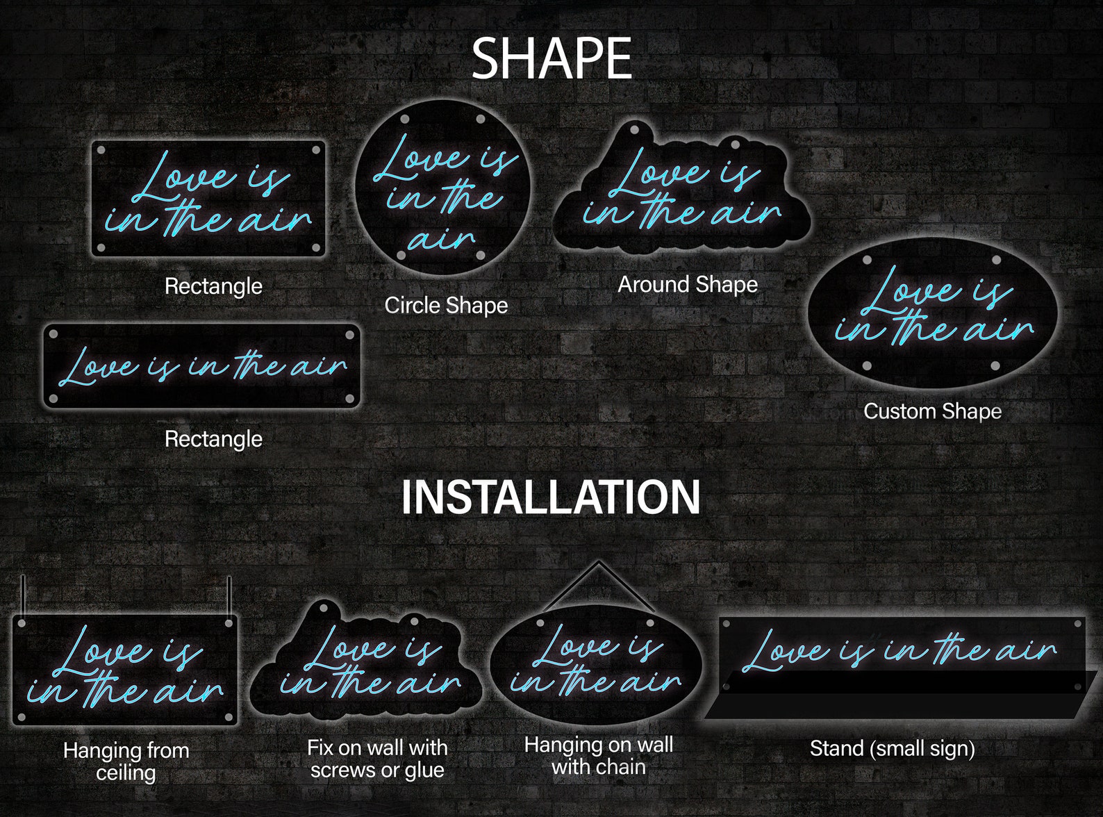 Custom neon sign wedding Custom led sign last name Custom | Etsy