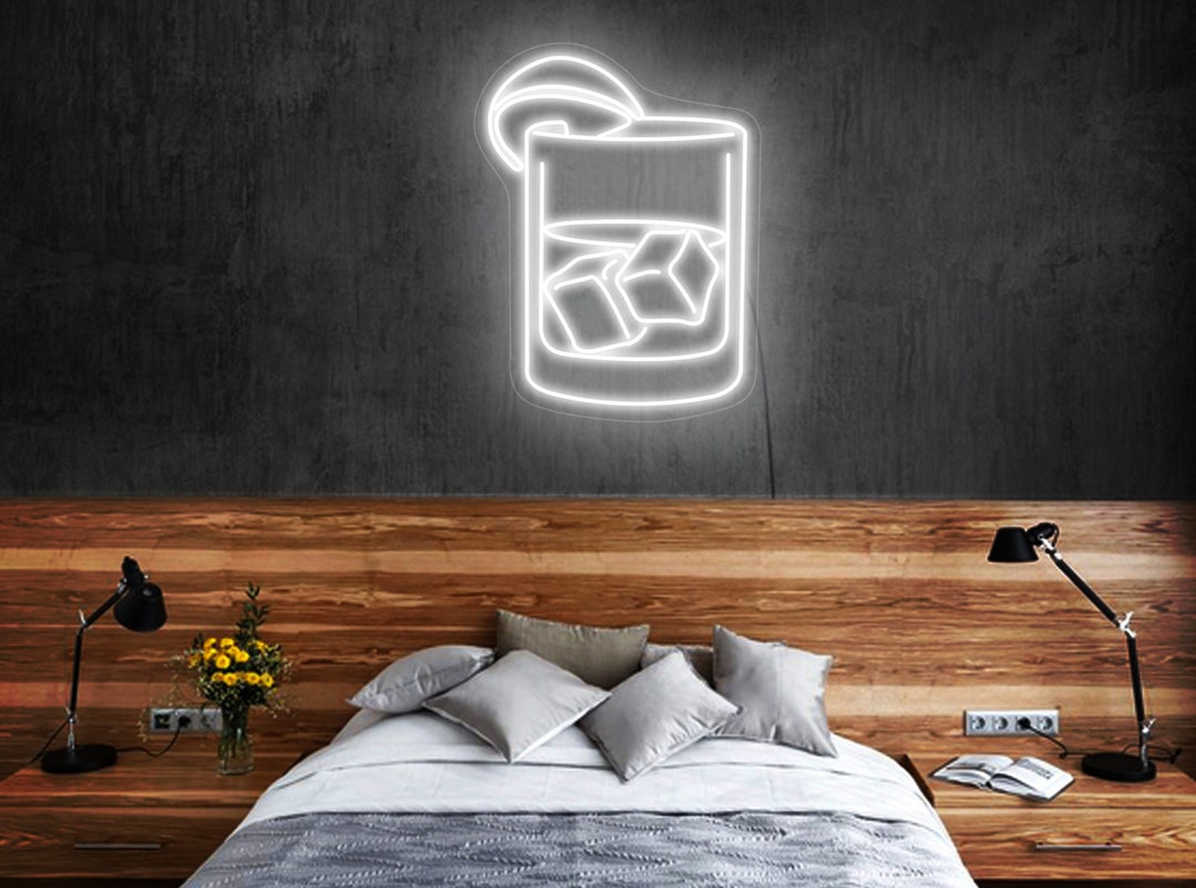 Whiskey Neon Sign, Whiskey Led, Old Fashion Sign, Cocktail Neon Sign ...