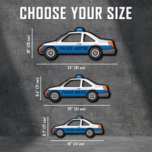 Police Car Neon Sign, Police Car Led Sign, Police Light up Sign, Kids ...