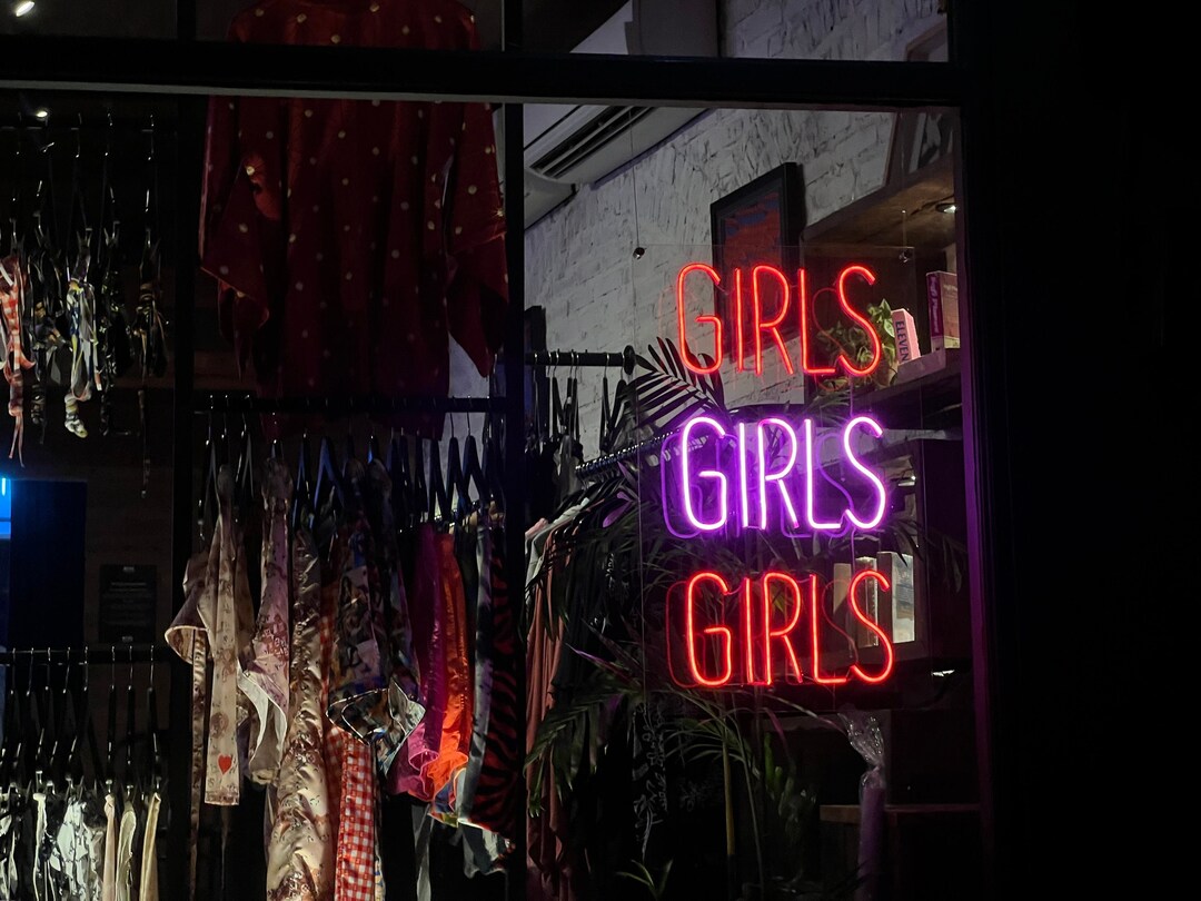 Girls Girls Girls Neon Sign, Girls Girls Girls Led Sign, Outdoor Neon ...