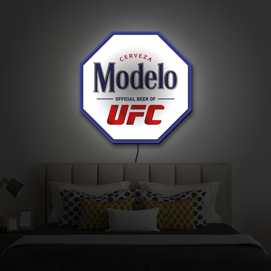 Cerveza Modelo UFC Led Sign, Modelo Logo, Modelo Led Sign, Modelo Label ...