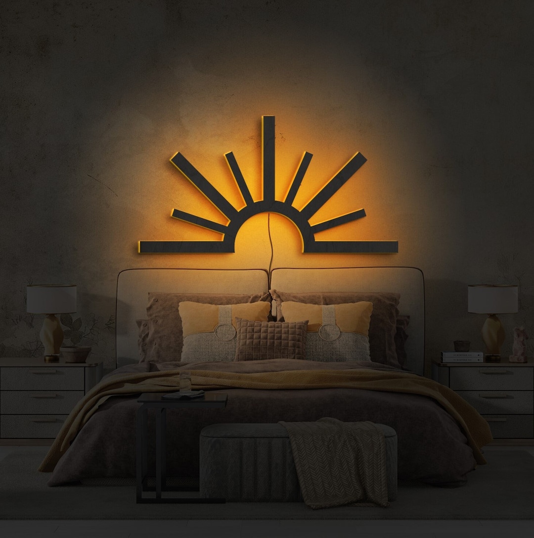 Sun Neon Sign, Sun Led Sign, Sunshine Neon Light, Sunset Lamp, Sunrise ...