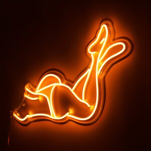 Woman Legs Neon Sign, Woman Body Neon Sign, Female Silhouette Light up ...