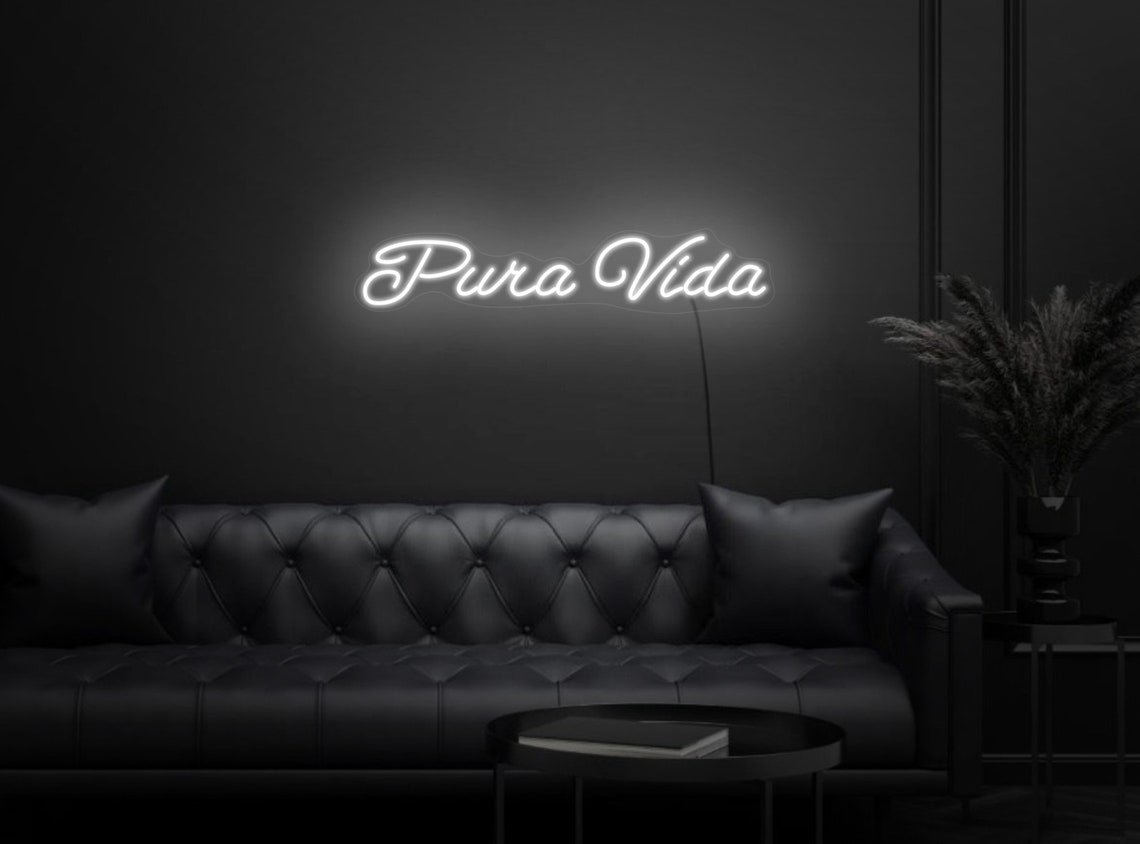 Pura Vida Neon Sign Pura Vida Led Sign Pura Vida Light Sign | Etsy
