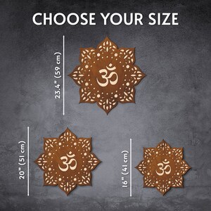 Om Mandala Neon Sign, Om Light Sign, Mandala Led Sign, Sacred Geometry ...