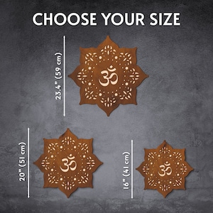 Om Mandala Neon Sign, Om Light Sign, Mandala Led Sign, Sacred Geometry ...