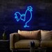 Rooster Neon Sign, Chicken Neon Sign, Rooster Led Sign, Chicken Light ...