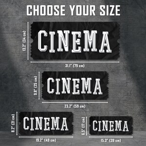 Cinema Neon Light Sign, Ticket Led Sign, Home Cinema Sign, Theater Neon ...