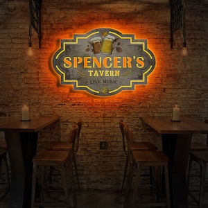 Tavern Led Sign, Tavern Neon Sign, Custom Tavern Sign, Bar Neon Sign ...