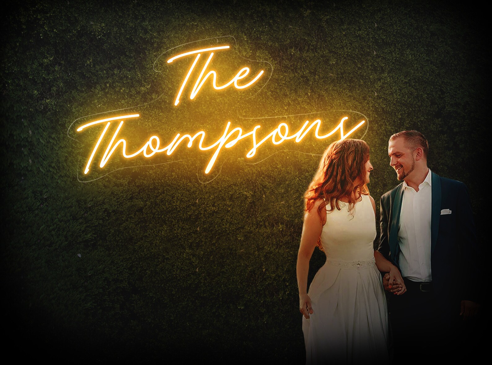 Custom neon sign wedding Custom led sign last name Custom | Etsy