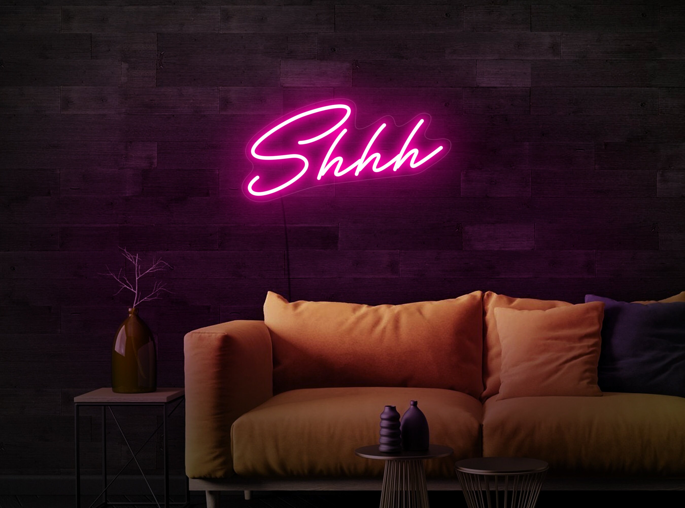 Shhh Neon Sign Shhh Led Sign Shhh Light up Sign Shhh Neon - Etsy