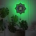 Om Mandala Neon Sign, Om Light Sign, Mandala Led Sign, Sacred Geometry ...