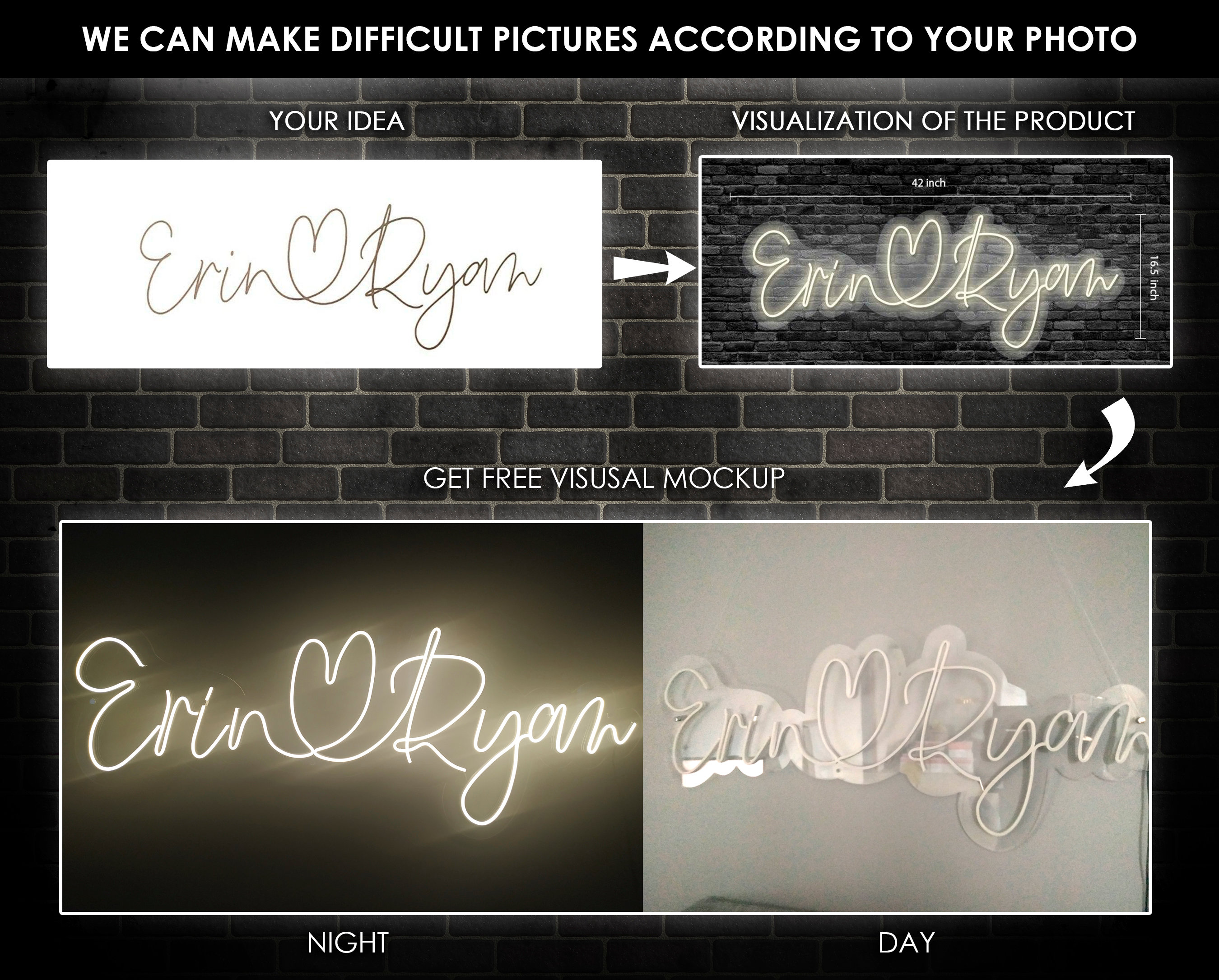 Cowboy Hat With Name Sign Cowboy Hat Neon Sign Personalized | Etsy