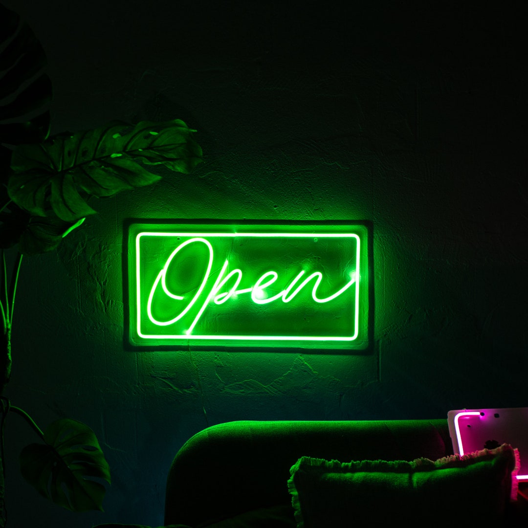 Open Neon Sign, Open Led Sign, Business Open Signs Neon, Open Sign ...