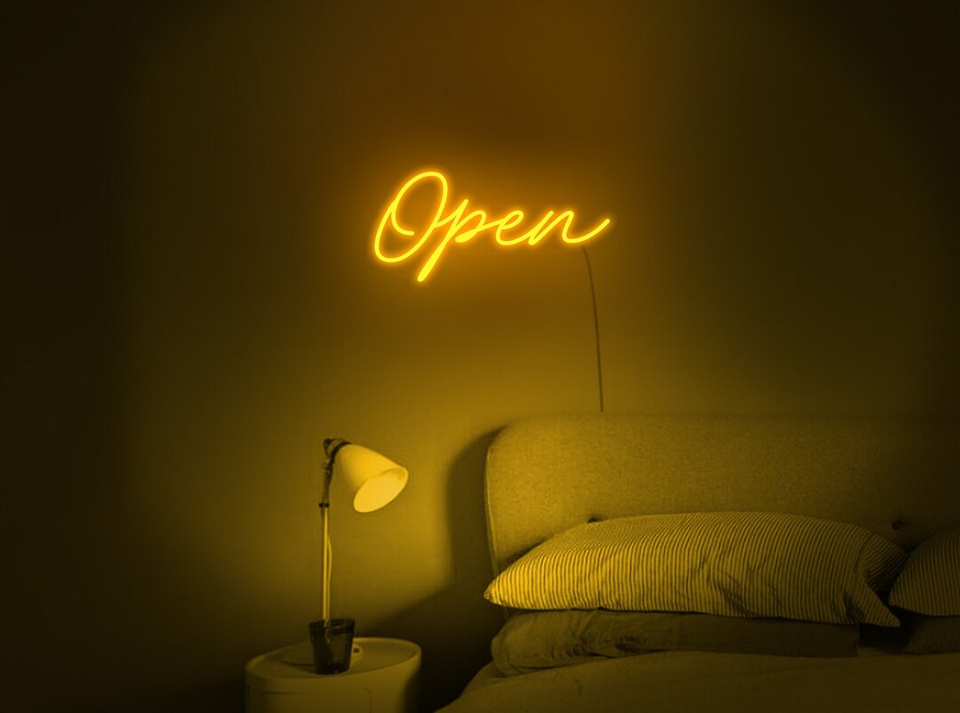 Open Neon Sign, Open Led Sign, Open Light Sign, Open Sign, Open Neon ...