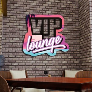Vip Lounge Neon Sign,bar Led Sign,club Light Sign,bar Lounge Sign ...