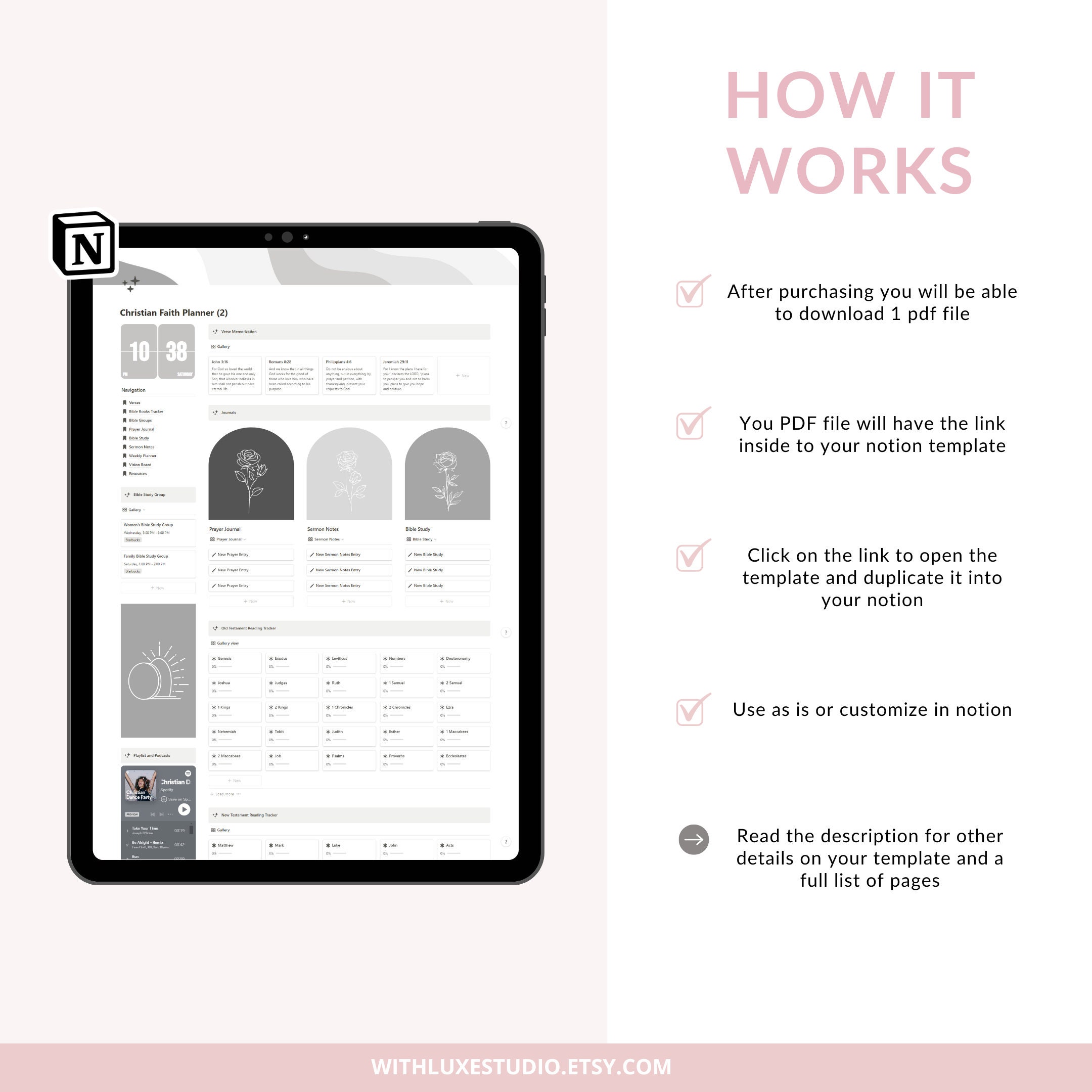 Christian Notion Template, Faith Notion Template, Notion Bible Reading ... Christian Notion Template, Faith Notion Template, Notion Bible Reading ...