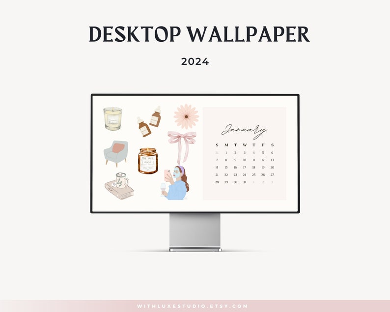 2024 Desktop Wallpaper, 2024 That Girl Wallpaper, 2024 Calendar Desktop ...