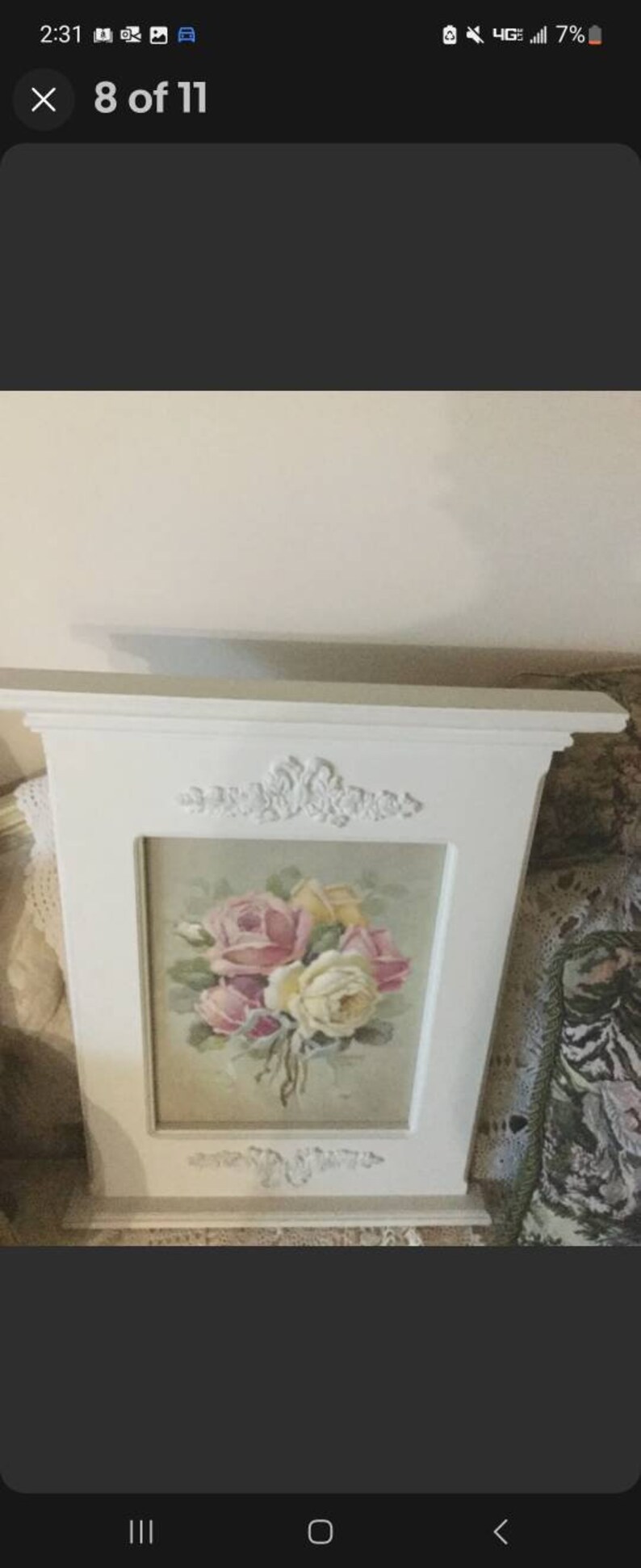 Gorgeous Christie Repasy Canvas Roses Framed Art Print Hand Painted ...