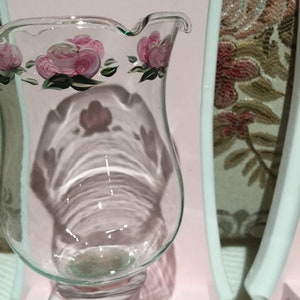 Shabby Chic Pair Scones Pink Roses Wall - Etsy